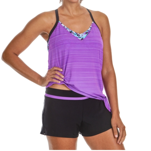 ZeroXposur | Swim | Zeroxposur Ladies Side Knot Tankini Swimsuit | Poshmark